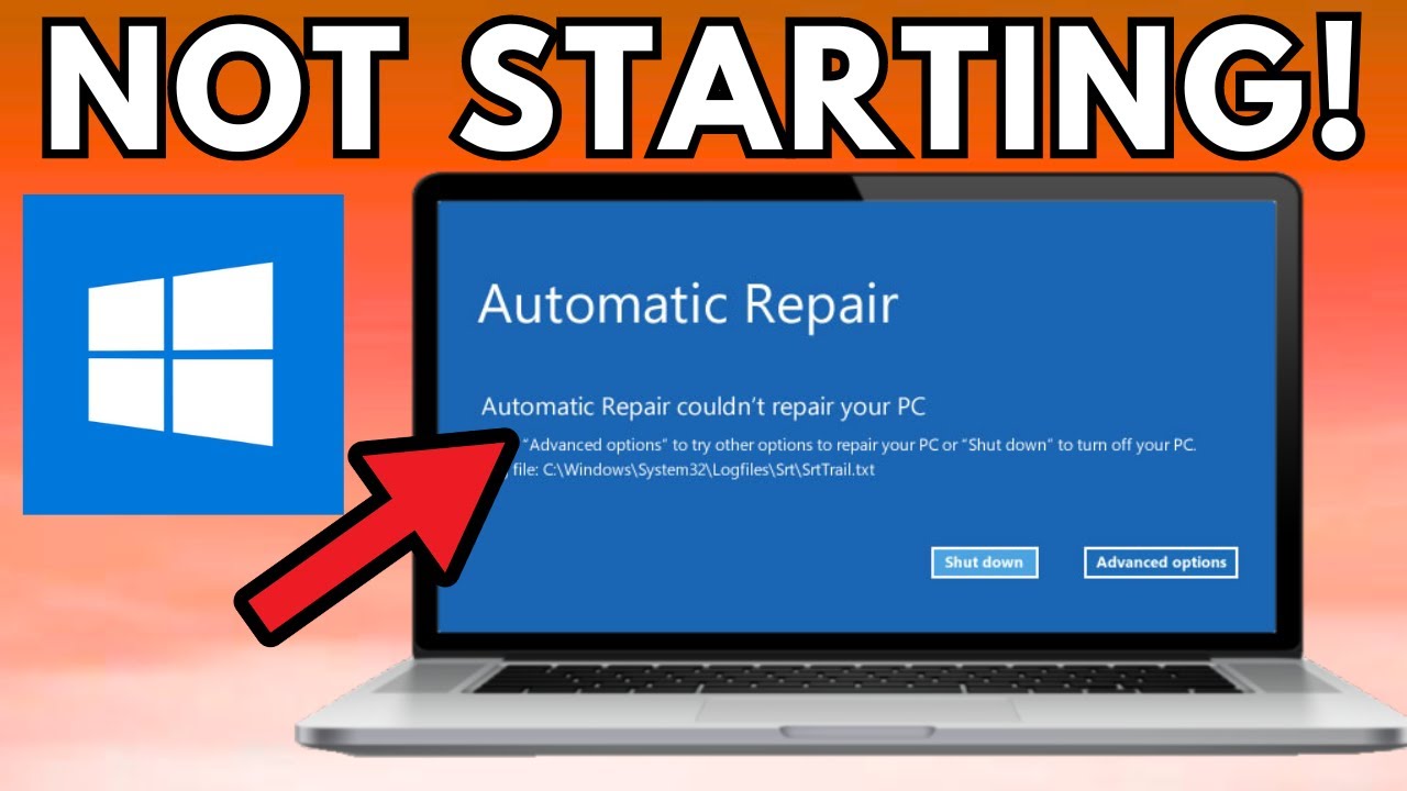 How To Fix Automatic Repair Loop in Windows 7,10,11 Your PC did not ...