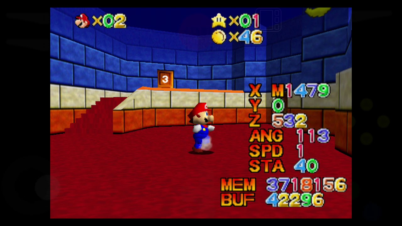 Mario 64 Beta Secret Debug - YouTube