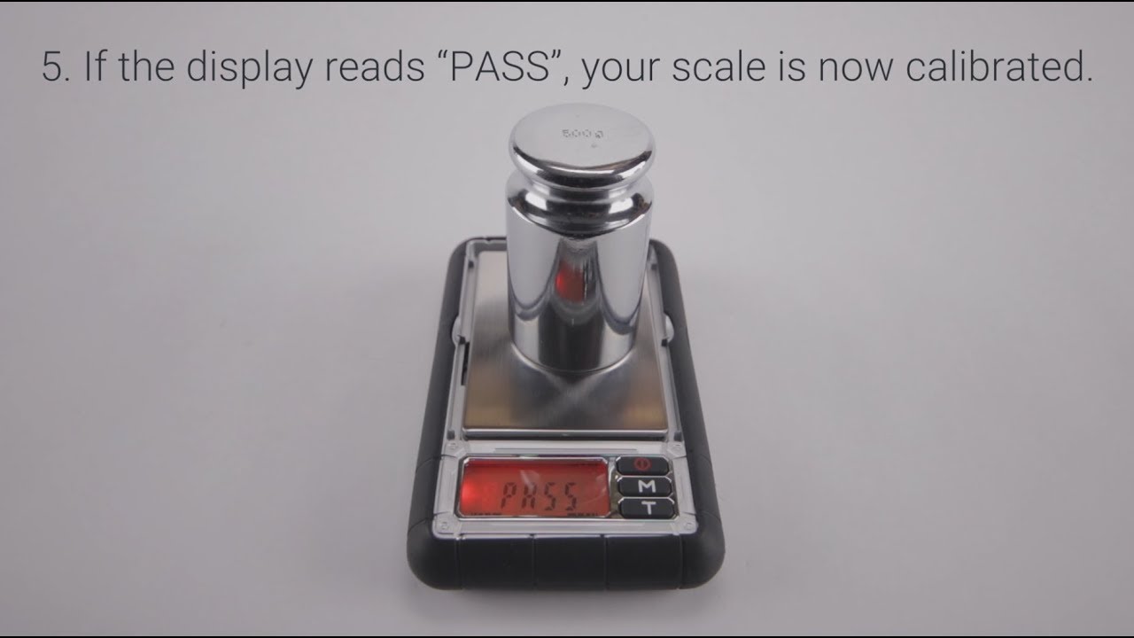 Calibrate My Weigh Durascale D2 Scale - YouTube