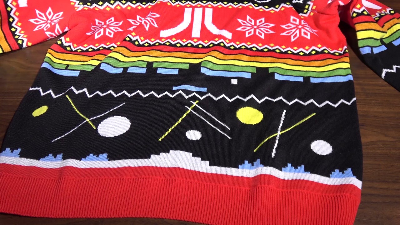 Classic Game Room - ATARI SWEATER review - YouTube