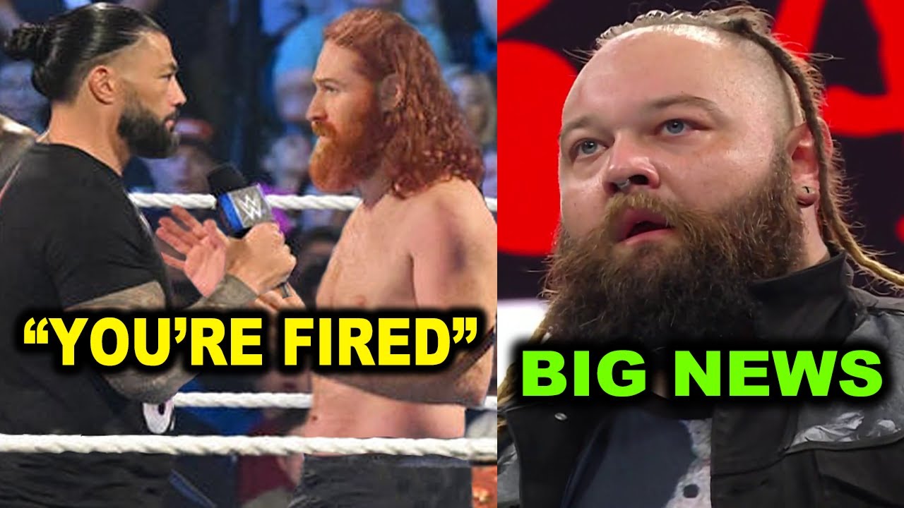Roman Reigns FIRES Sami Zayn & Bray Wyatt Big News - WWE News - YouTube