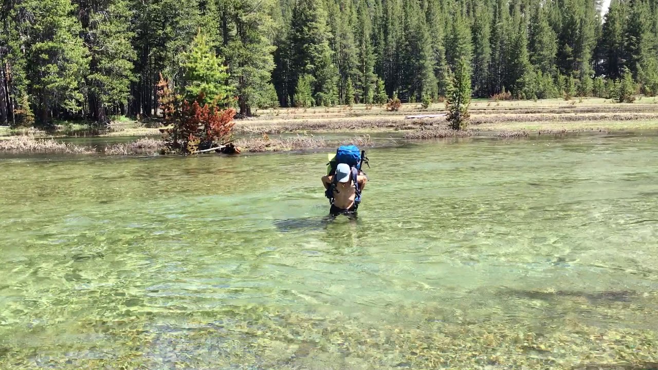 Crossing Evolution Creek, PCT 2017 - YouTube