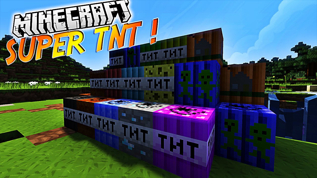Présentation du mod "SUPER TNT"! - Fais tout péter ! [1.7.2] - YouTube