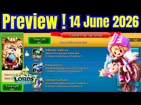 Harvest Shop Tomorrow Reset 14 June 2026 Update Lords Mobile! Previews Monster , Packs, Events