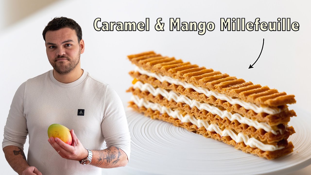 Caramel & mango Millefeuille! a Real French Classic Pastry Recipe ...