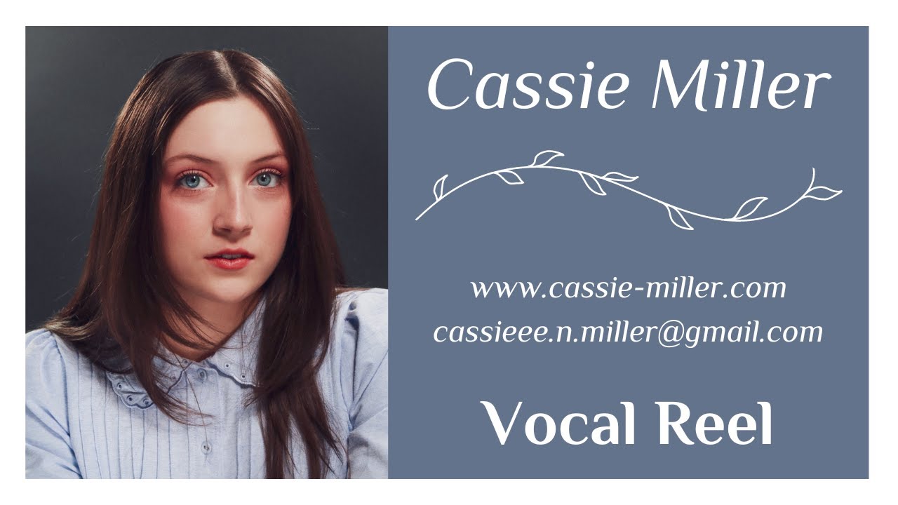 Cassie Miller Vocal Reel - YouTube
