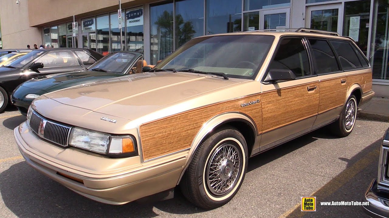 1990 Oldsmobile Cutlass Cruiser SL Walkaround Exterior Tour - YouTube