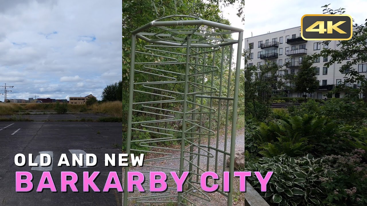 A walk at the old Barkarby airfield (Sweden) and the new city (2022 ...
