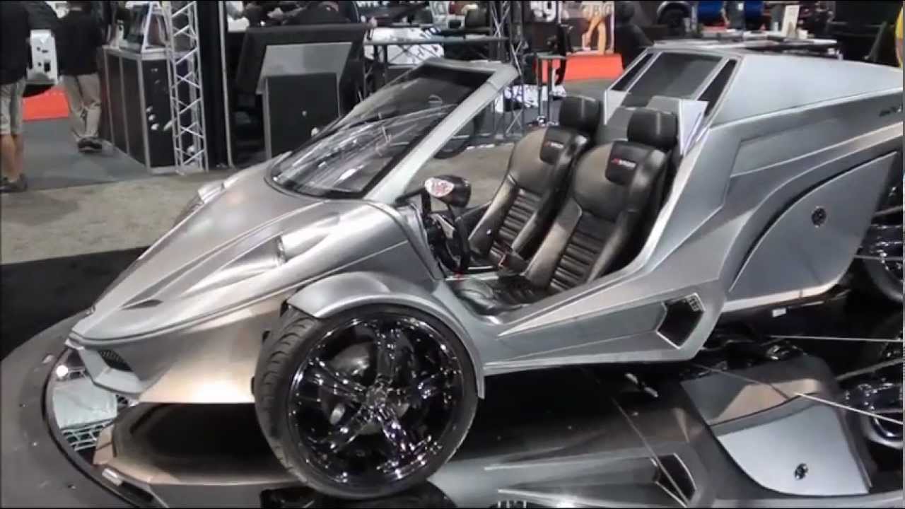 SEMA 2012 invader T rex trike - YouTube