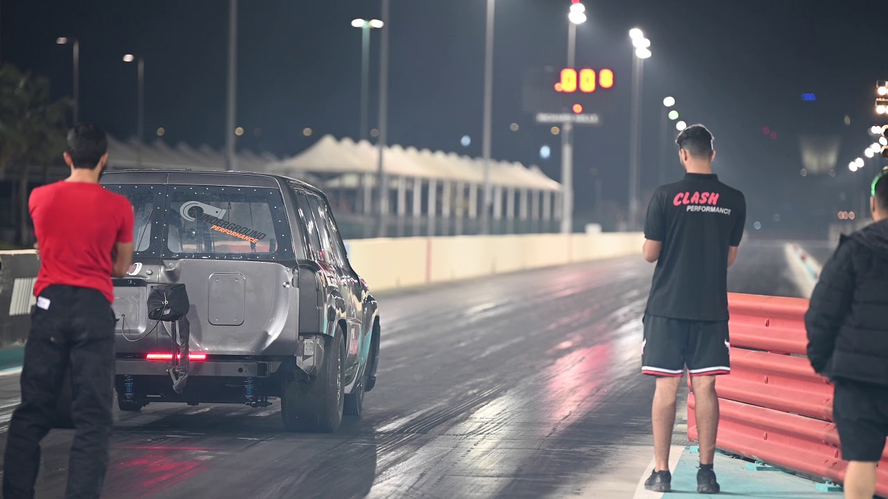 نيسان فتك توربو ٧ ثواني. Nissan VTC Turbo-7 Second run at the quarter ...