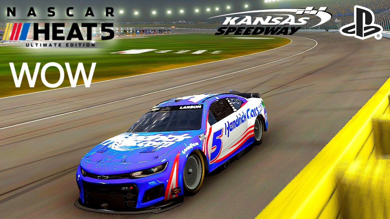 Kyle Larson Wins With Closest Finish in History Nascar Heat 5 - YouTube