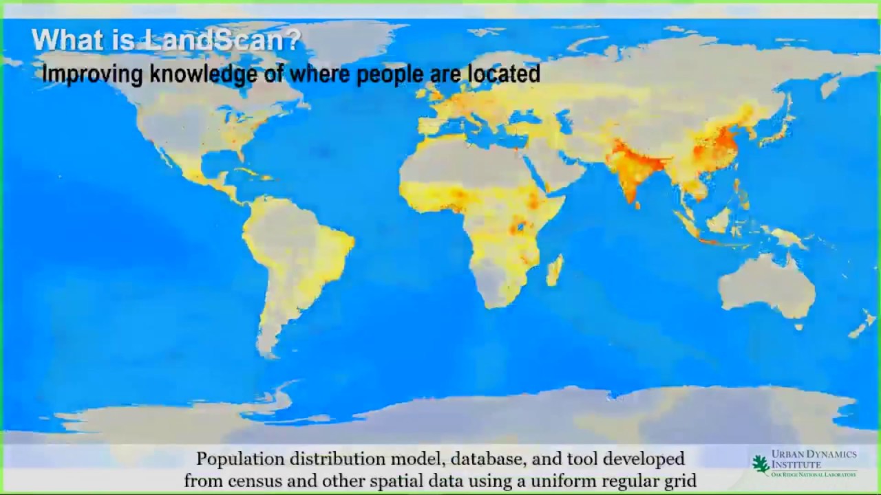 Overview of LandScan and LandCast Data Products - YouTube
