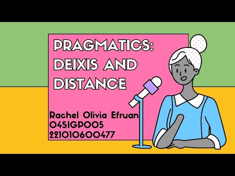 Summary of George Yule's Pragmatics: Deixis and Distance - YouTube
