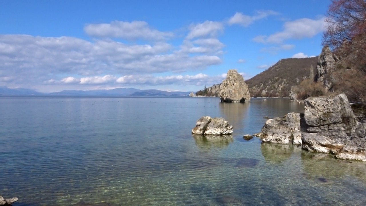 The calm and beauty of Ohrid lake, from Trpejca (Macedonia). - YouTube