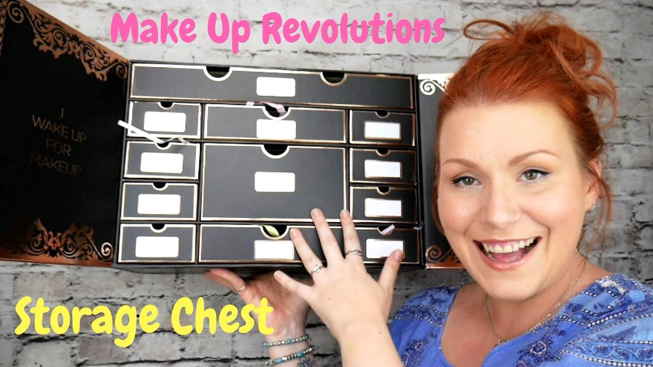 Make Up Revolution Storage Chest (Full of make up!) - Review - YouTube