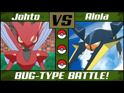 Bug Pokémon Battle | JOHTO vs ALOLA - YouTube