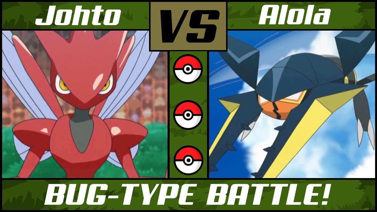 Bug Pokémon Battle | JOHTO vs ALOLA - YouTube
