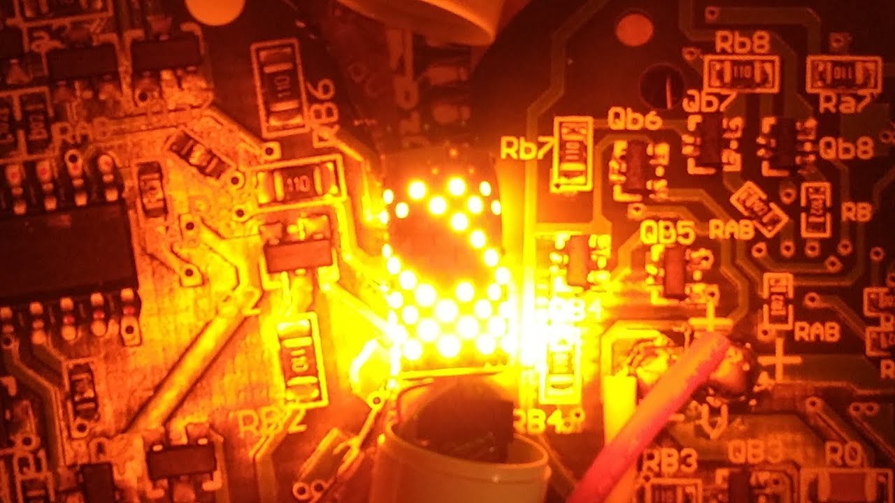 Evolution of the flame effect LED lamp. (simplified schematic) - YouTube