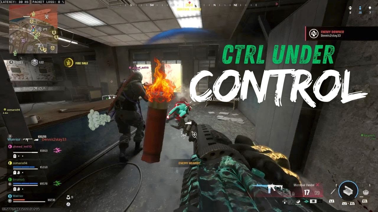 WARZONE 4 Control is under CTRL - YouTube