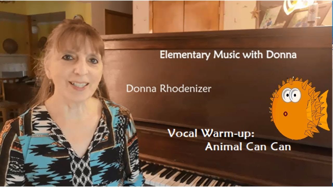 Vocal Warm-ups | Diction & Articulation | Animal Can Can | Donna ...