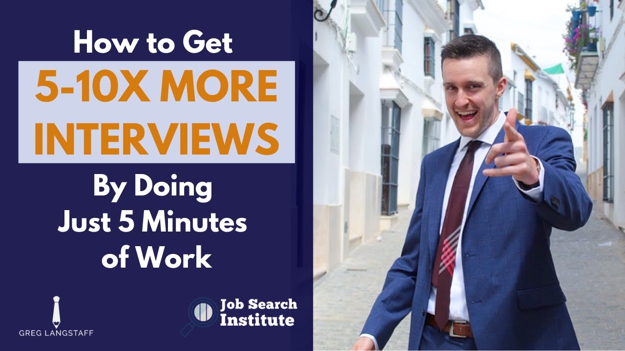 How to Get 5-10X MORE INTERVIEWS By Doing Just 5 Minutes of Work - YouTube