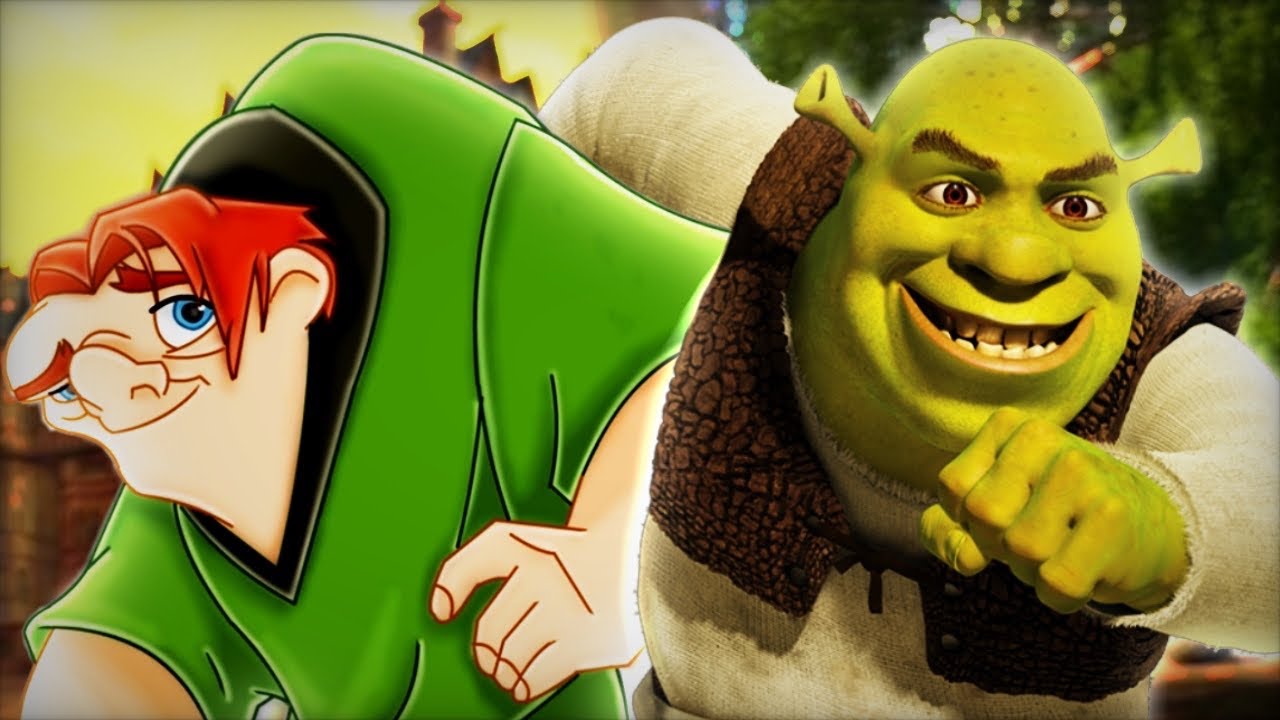 Shrek vs Quasimodo - Awesome Rap Battles #24 - YouTube