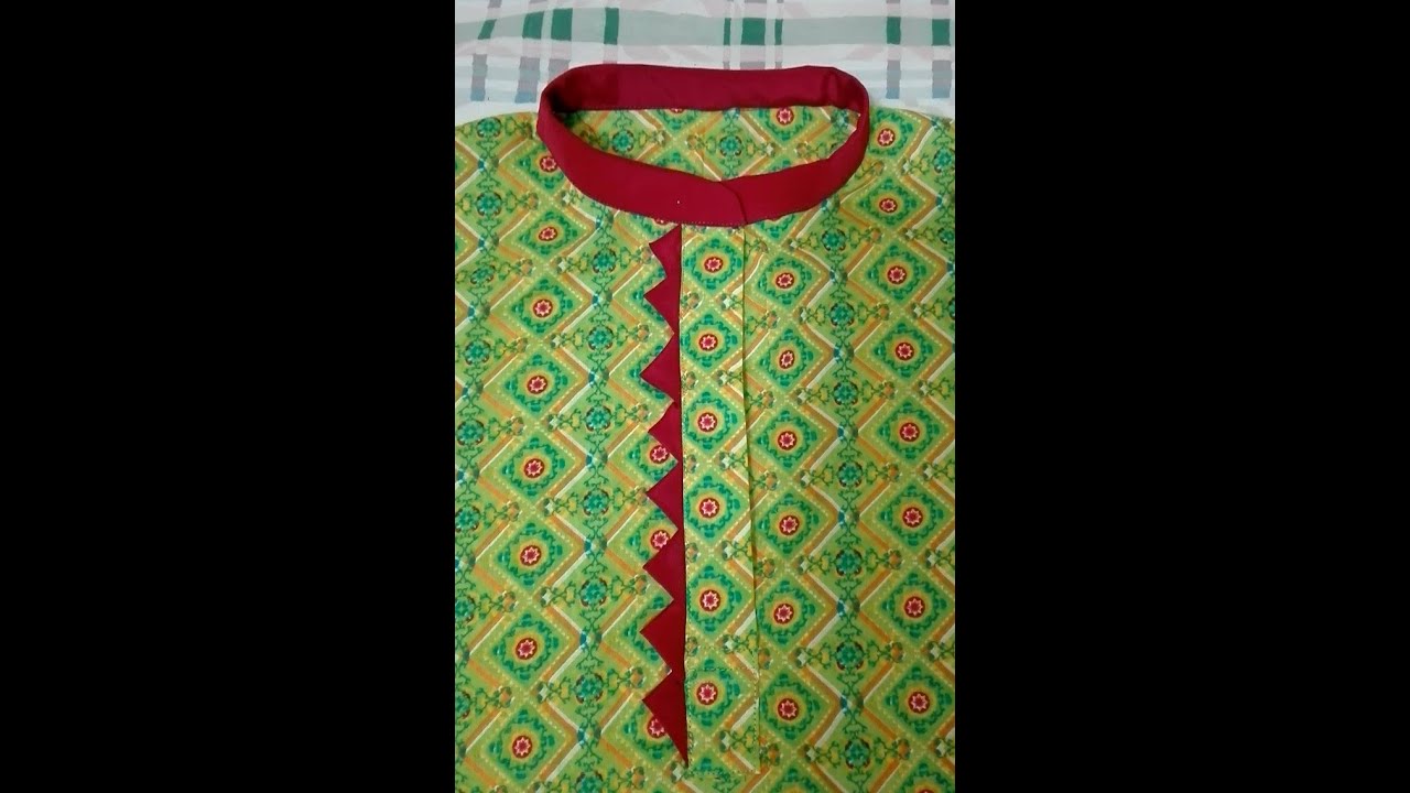 How to attach placket in an easy way - YouTube