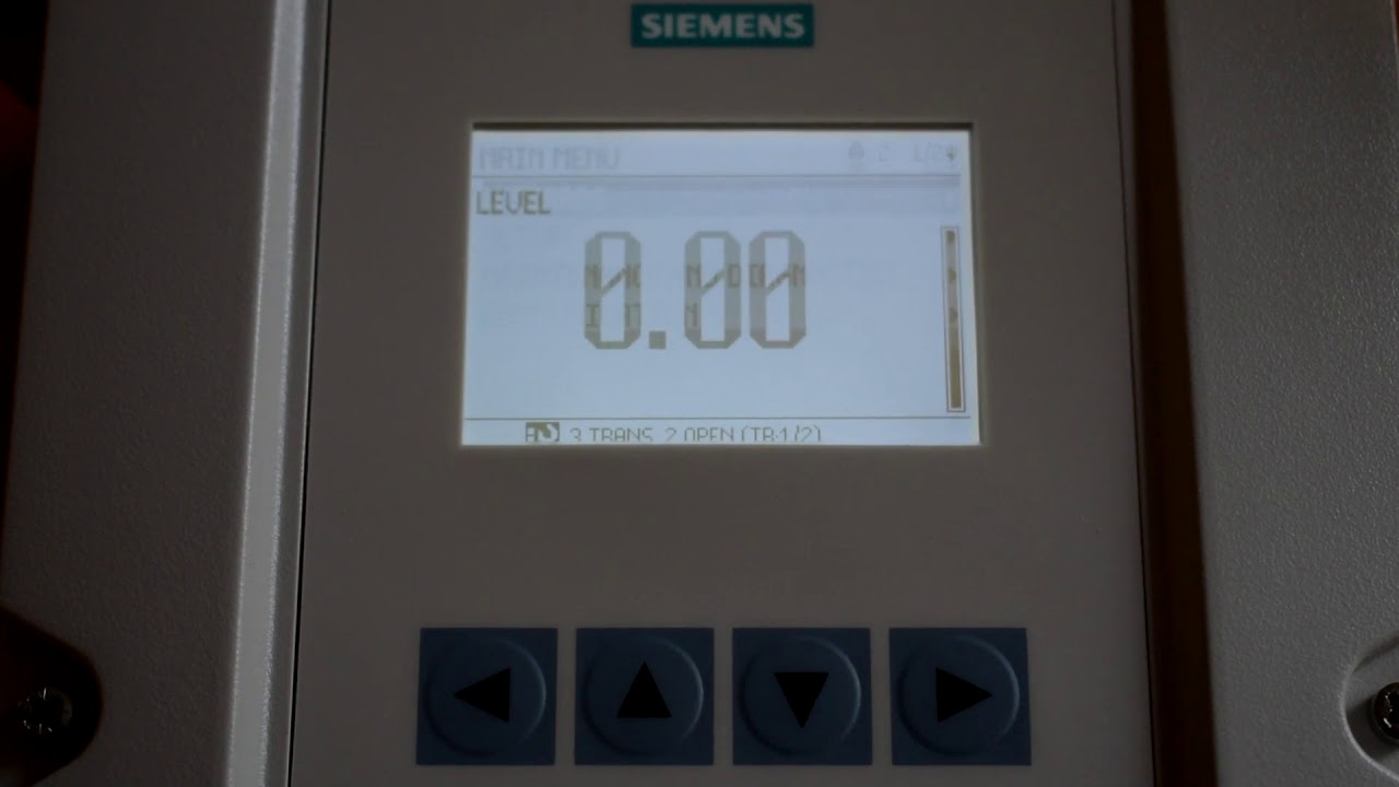 Siemens HydroRanger 200 HMI - Setting the Span, Empty, and Blanking ...