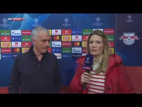 Trotz des Ausscheidens führt Jose Mourinho ein Interview mit Jessica ...