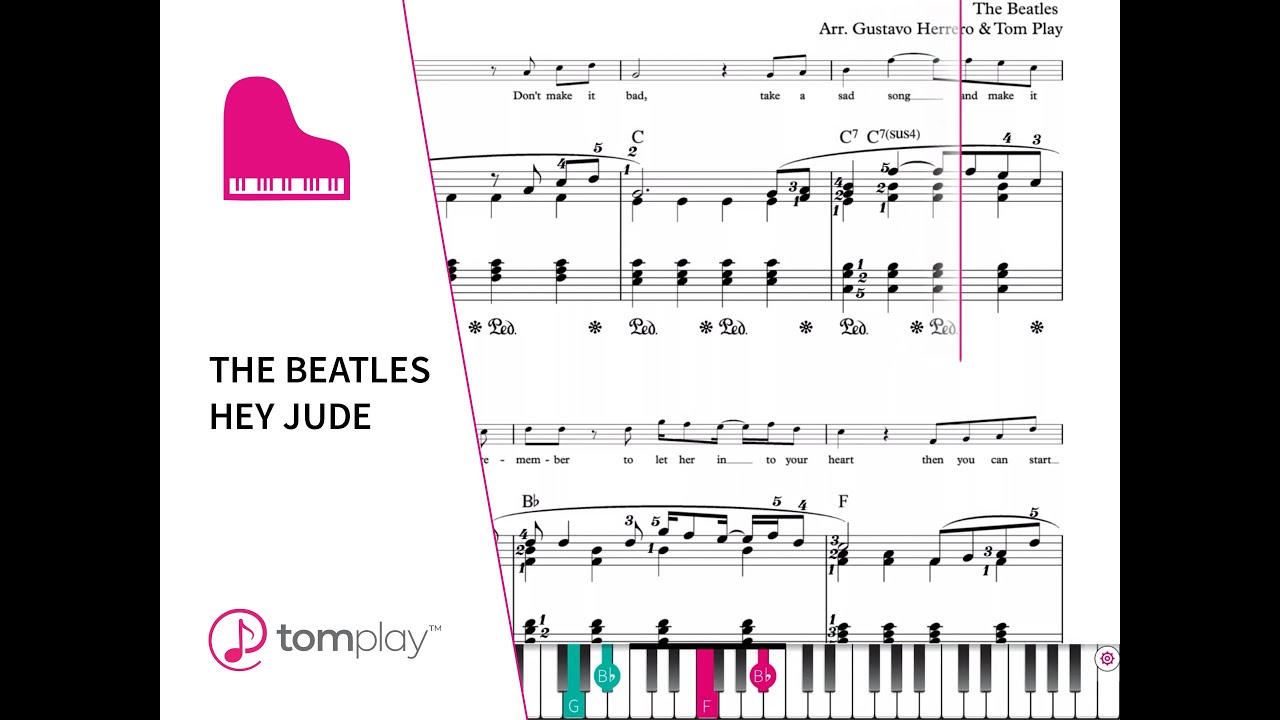 Beatles Hey Jude Sheet Music Sheet Music Pender's Music Co.. Hey