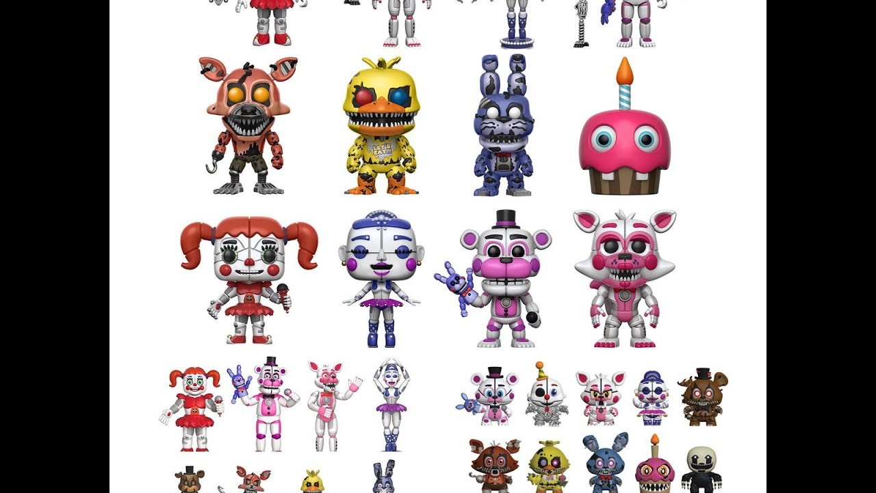 FNAF SL - FUNKO TOYS - REVEVIEW - YouTube