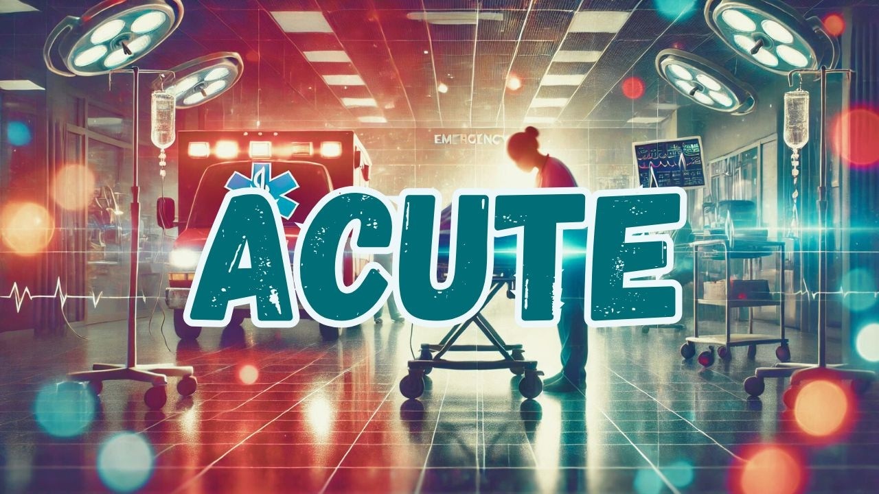 What does acute mean? - YouTube