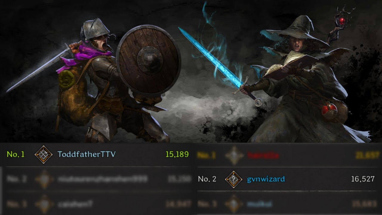 Rank 1 Fighter + Rank 2 Wizard Duo - Dark and Darker High Roller PvP ...