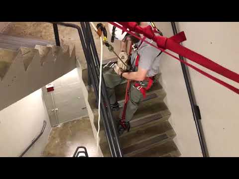 Snuck into MIT for vertical cave training. This device is called a ...