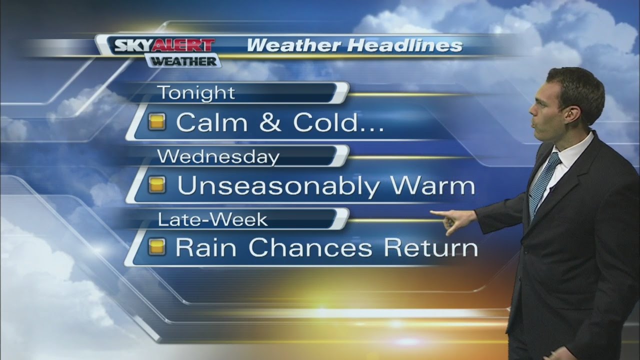 Meteorologist Chris Johnson's Forecast 5 a.m. - October 25, 2016 - YouTube