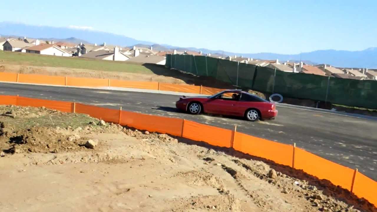 drifting in construction site - YouTube