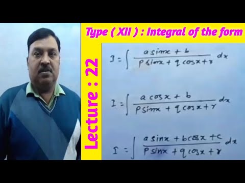 Integral of the forms : a sinx + b / p sinx + q cosx + r | a cosx +b ...