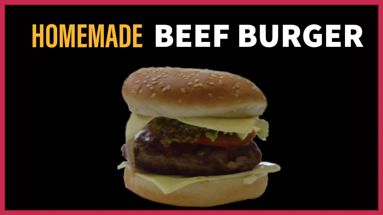 Homemade Beef Burger - Short and Simple Recipe #3 - YouTube