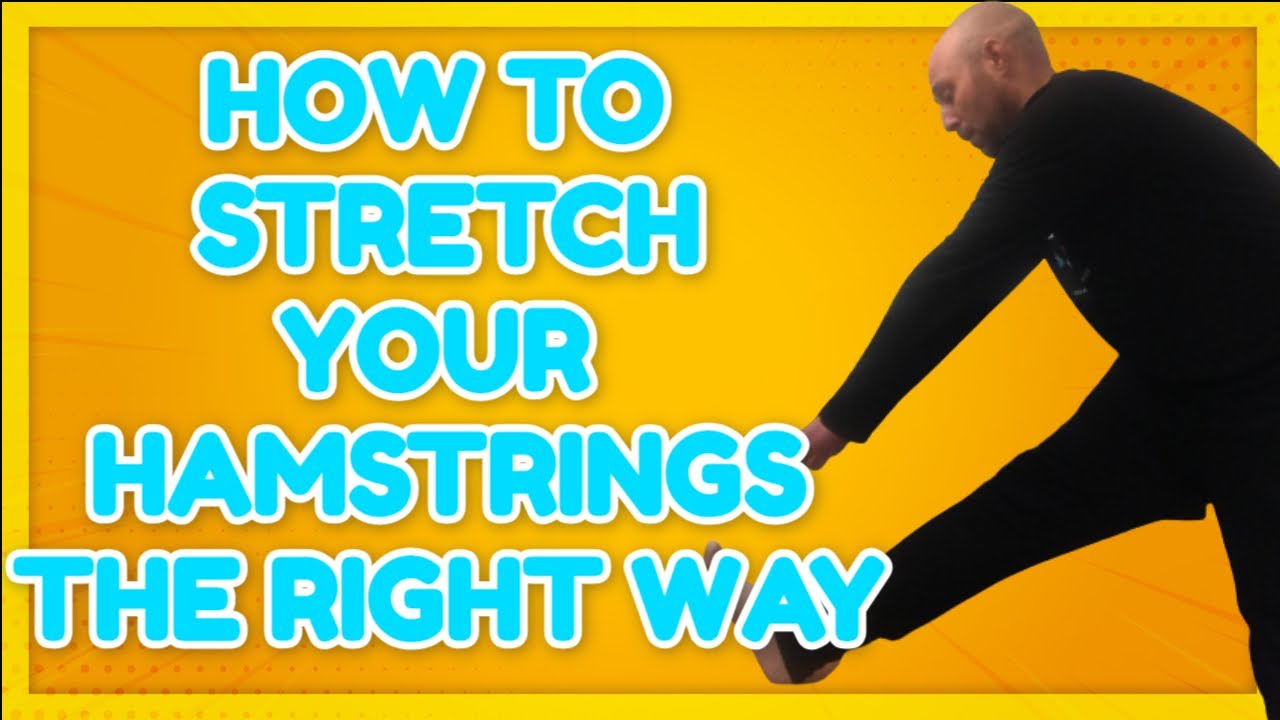 You are stretching your hamstrings wrong! Try this way.... - YouTube