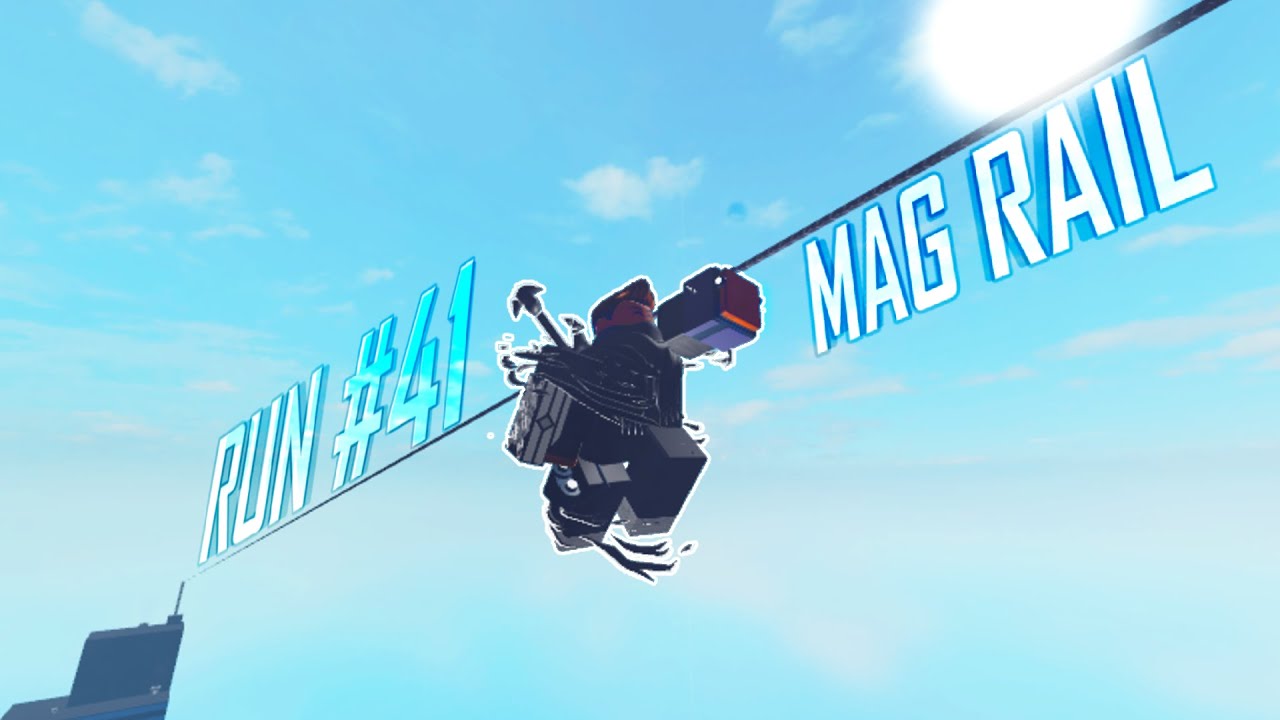 ROBLOX Parkour - New Mag Rail Mechanics (Run #41 + Handcam) - YouTube