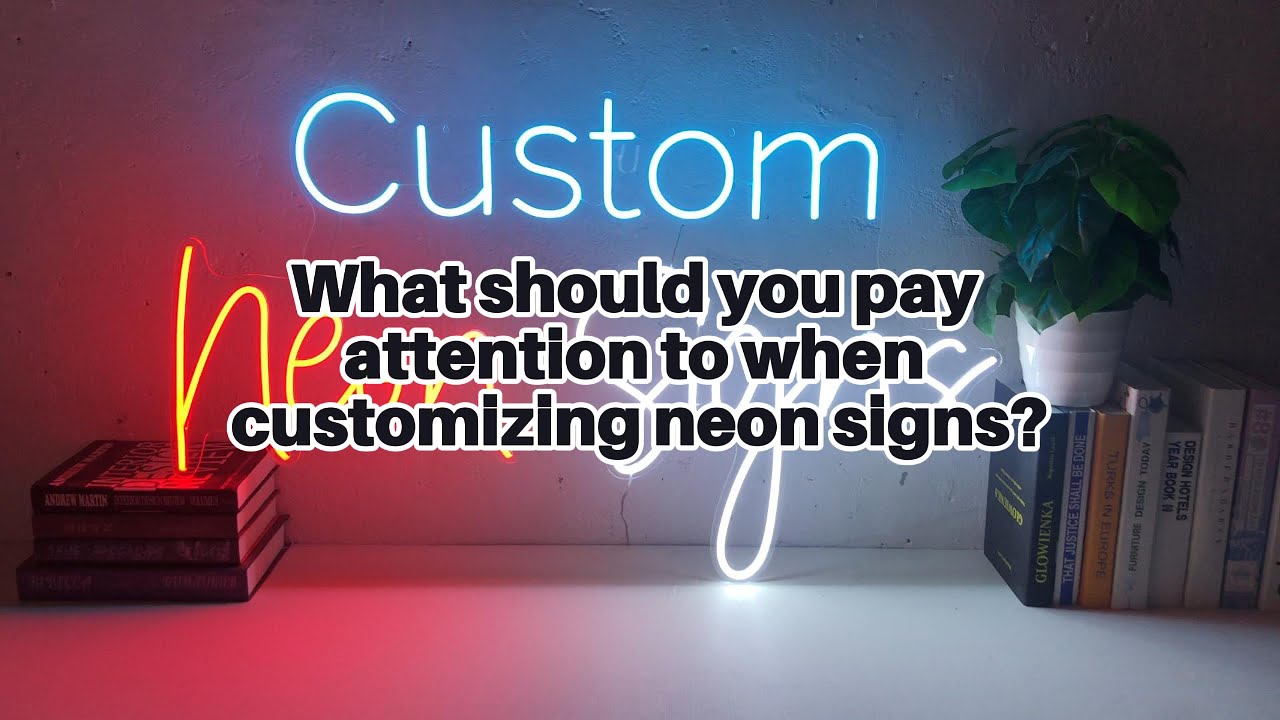 What should you pay attention to when customizing neon signs? - YouTube