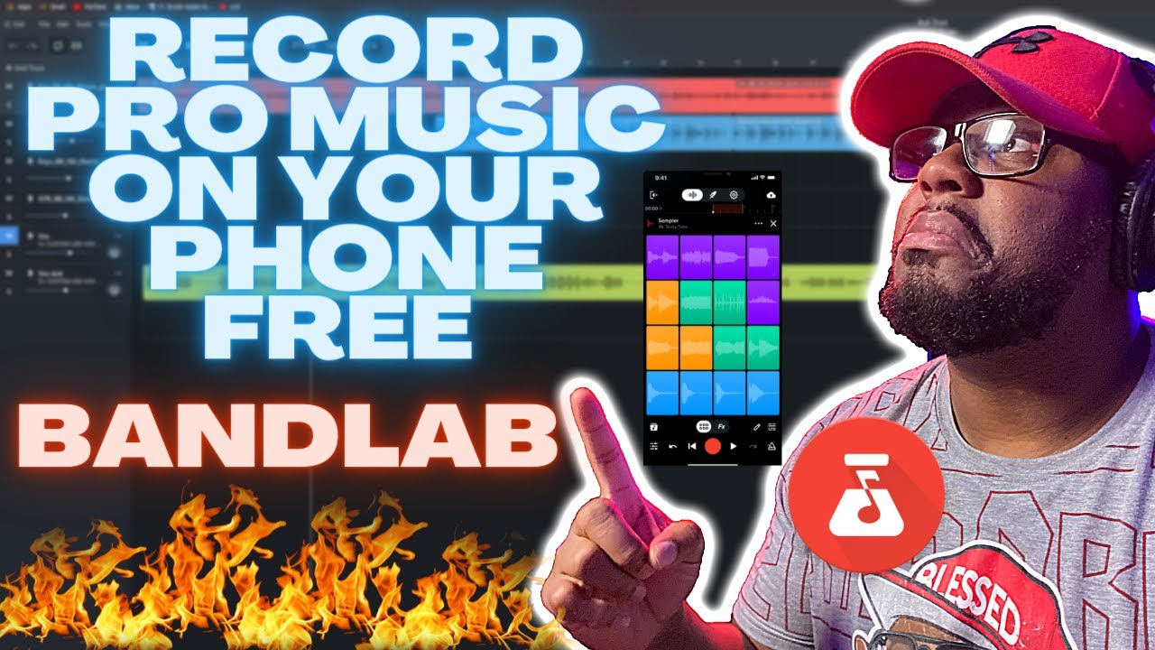 RECORD PRO MUSIC USING YOUR PHONE WITH THIS FREE APP (BANDLAB OVERVIEW ...