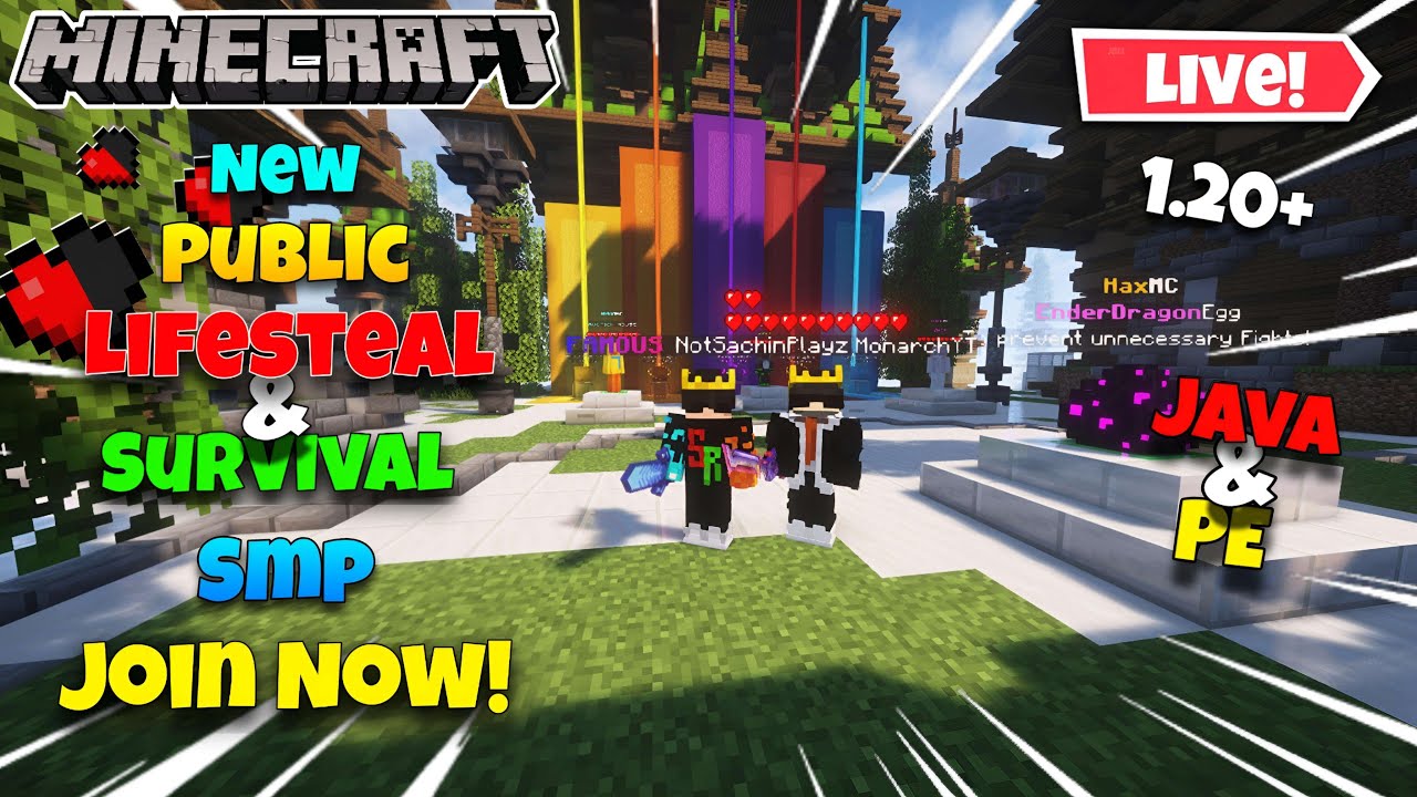 Unleash Your Skills on JAVA+PE LIFESTEAL SMP! #minecraft - YouTube