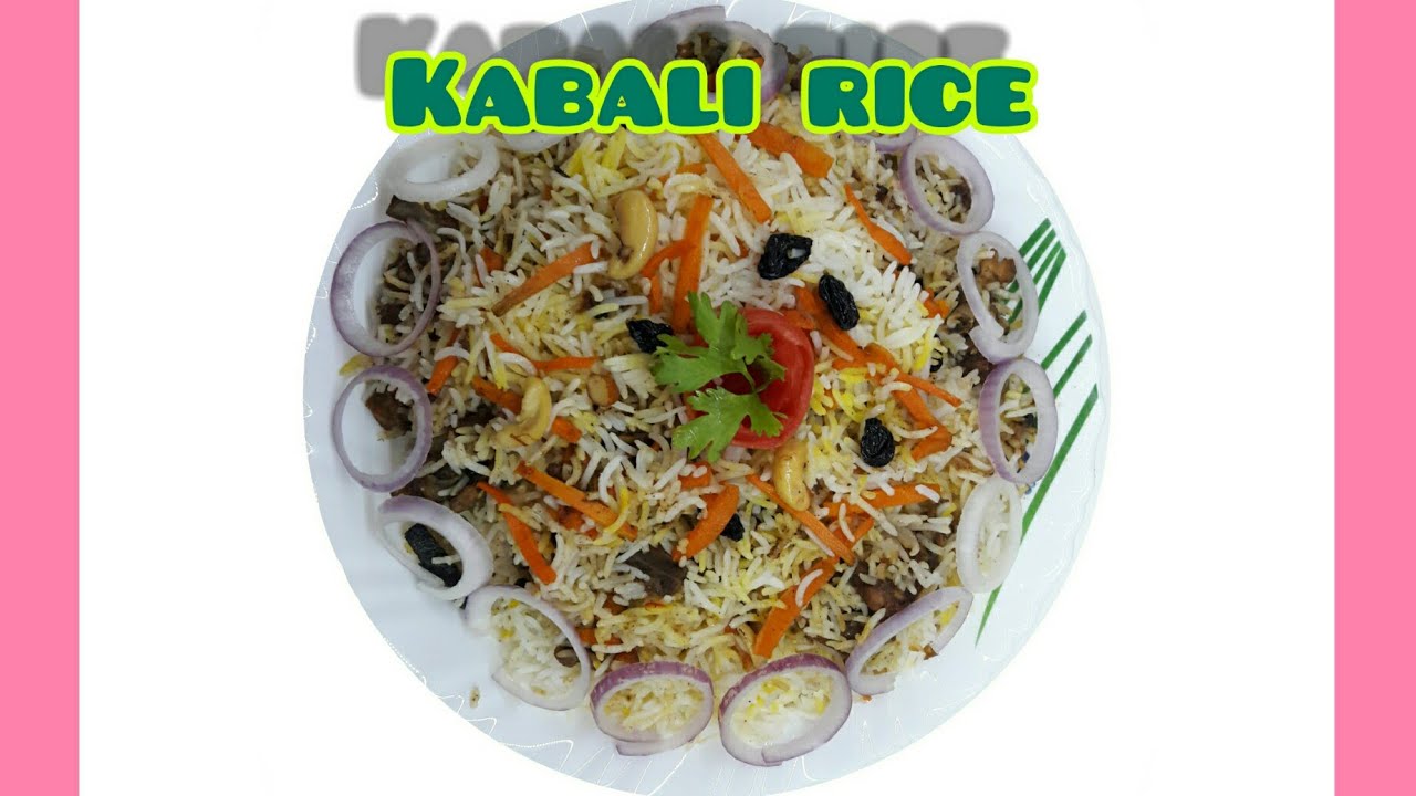 Kabali rice - YouTube