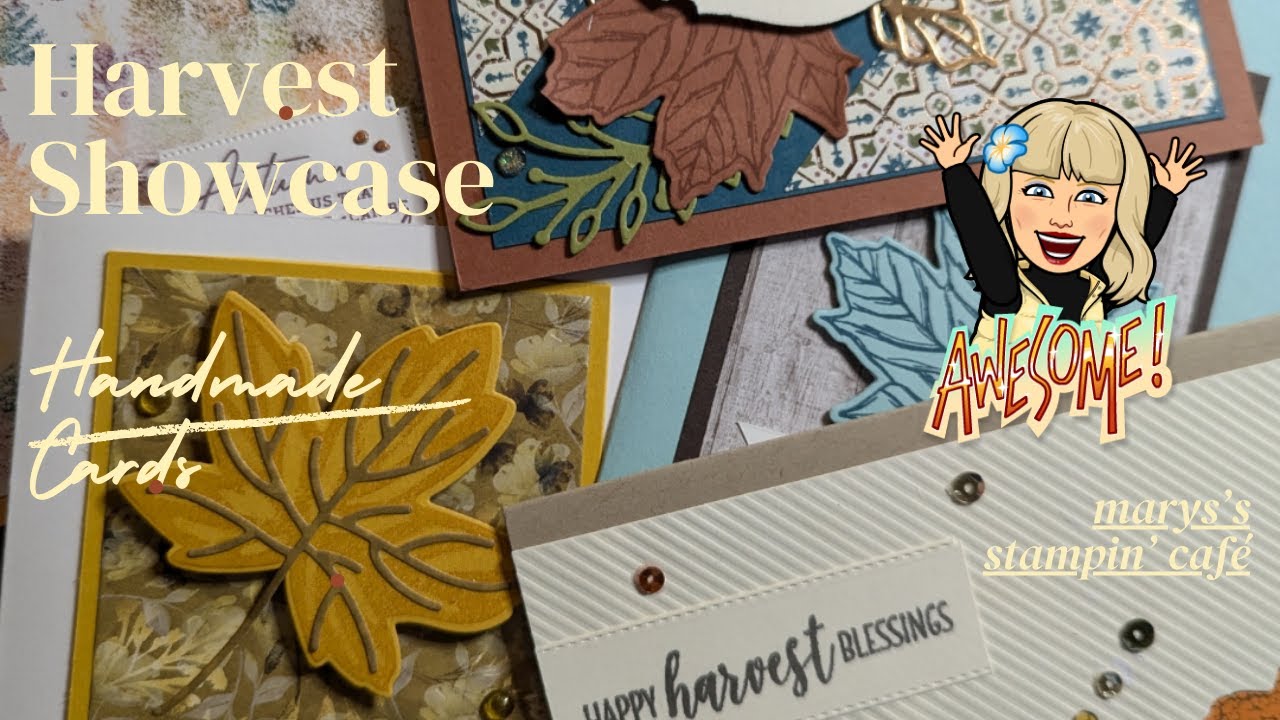 Harvest & Fall Card Showcase #satmornmakes & #2crafters1design with ...