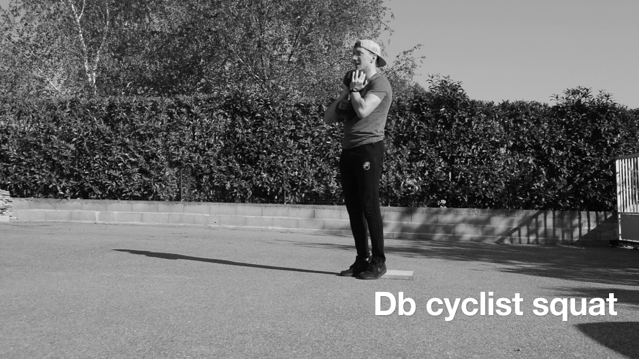 DB CYCLIST SQUAT - YouTube