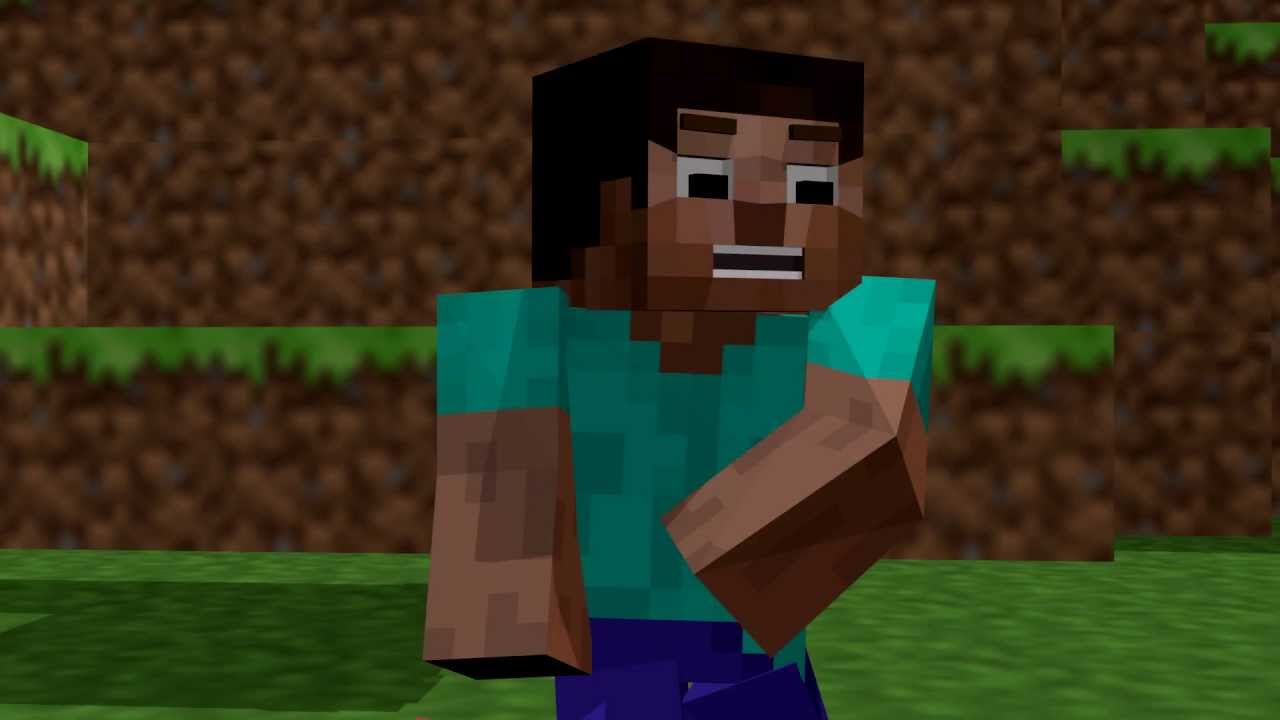 Minecraft animation: When steve gets hungry with his friend pig - YouTube