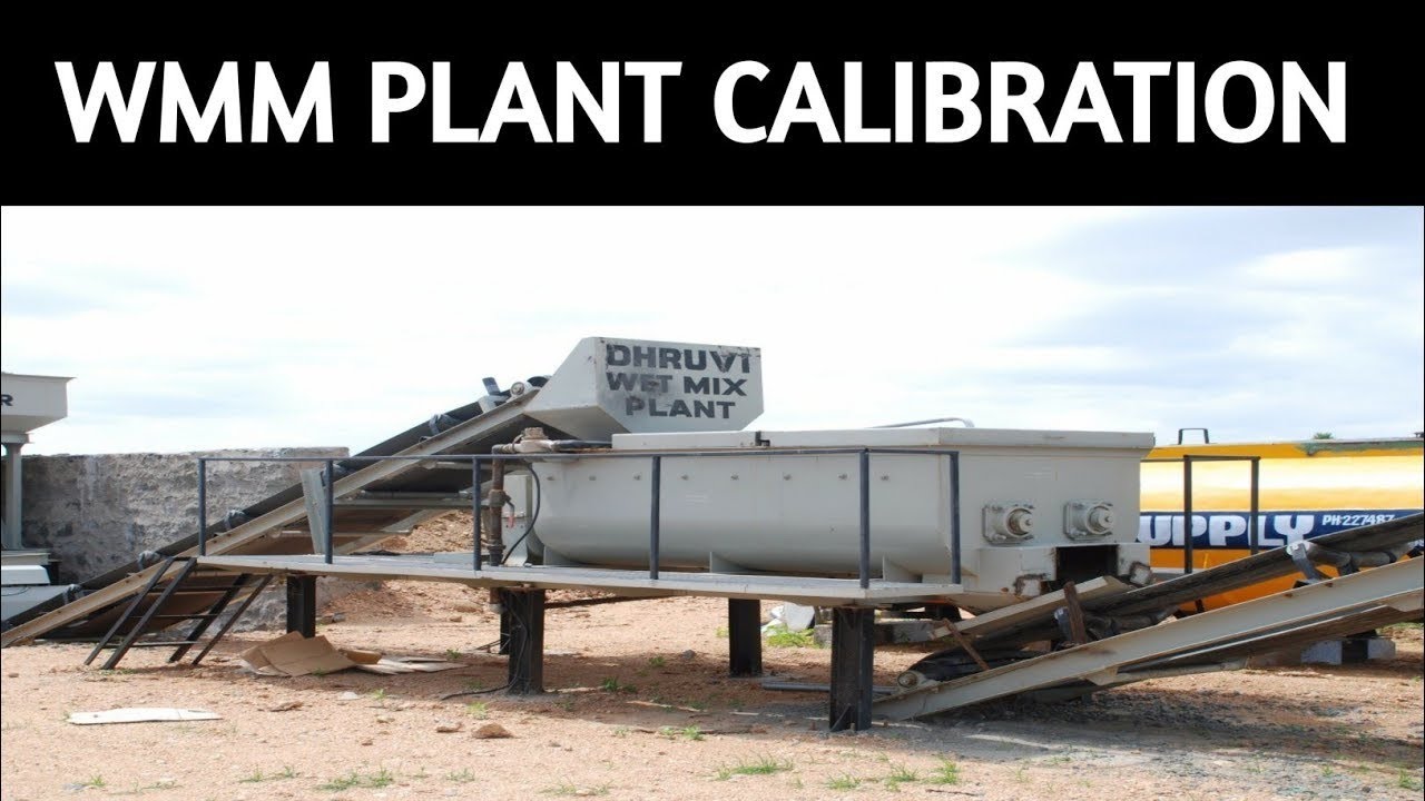 Wet Mix Macadem Plant Calibration #wmm_plant #highway_construction ...