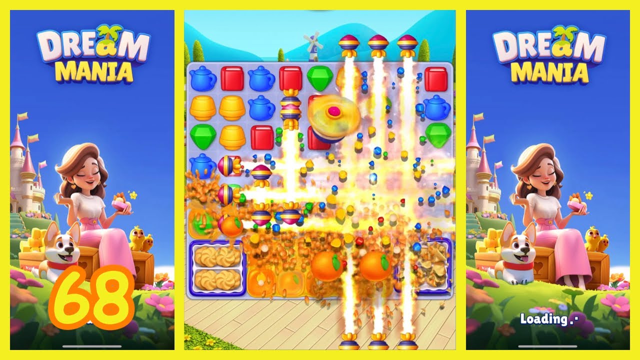 NO BOOSTERS Dream Mania Match 3 Gameplay 68 - YouTube