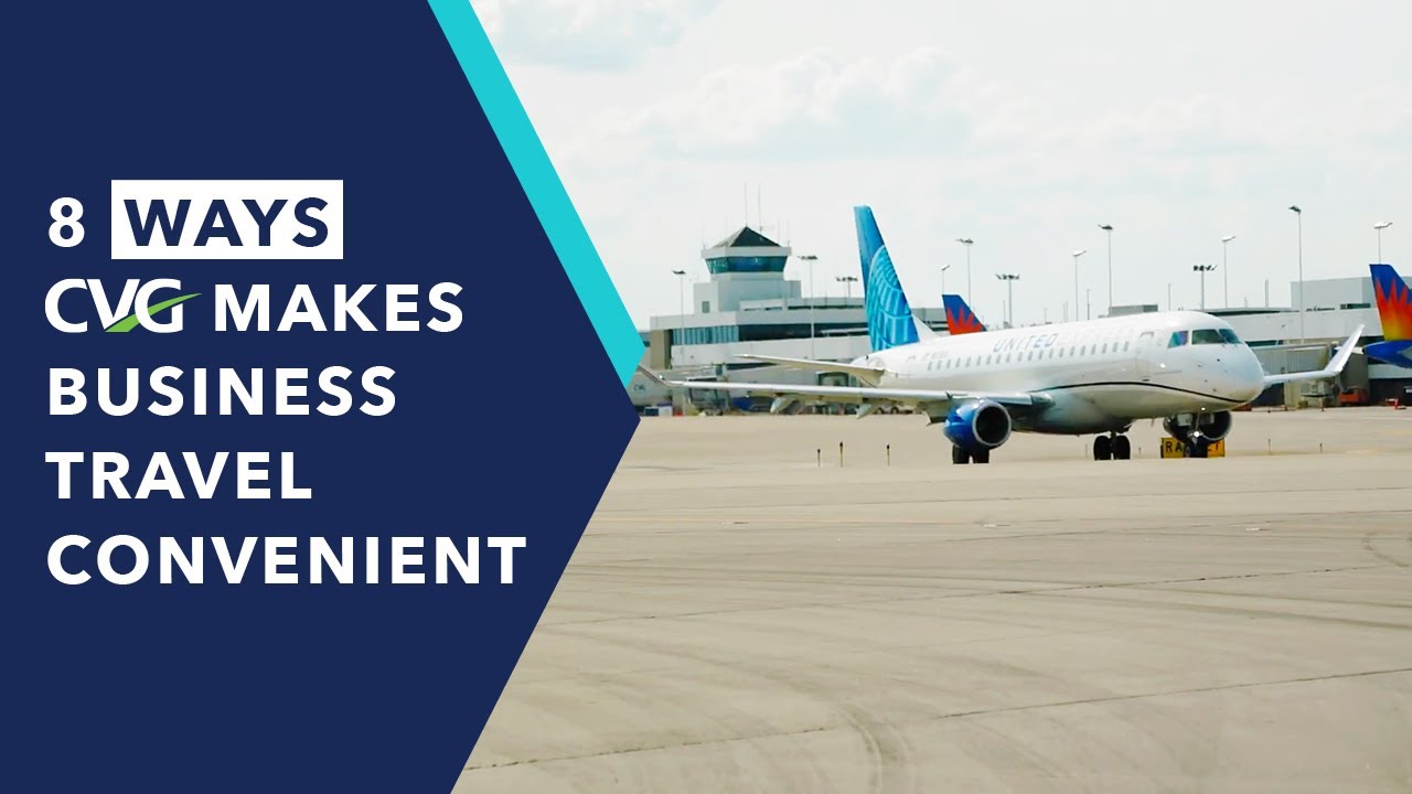 Eight ways CVG Airport makes business travel convenient - YouTube